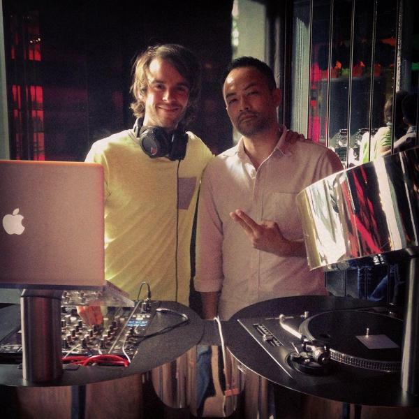 DJ Manolo-J Spinning Tunes in Provence