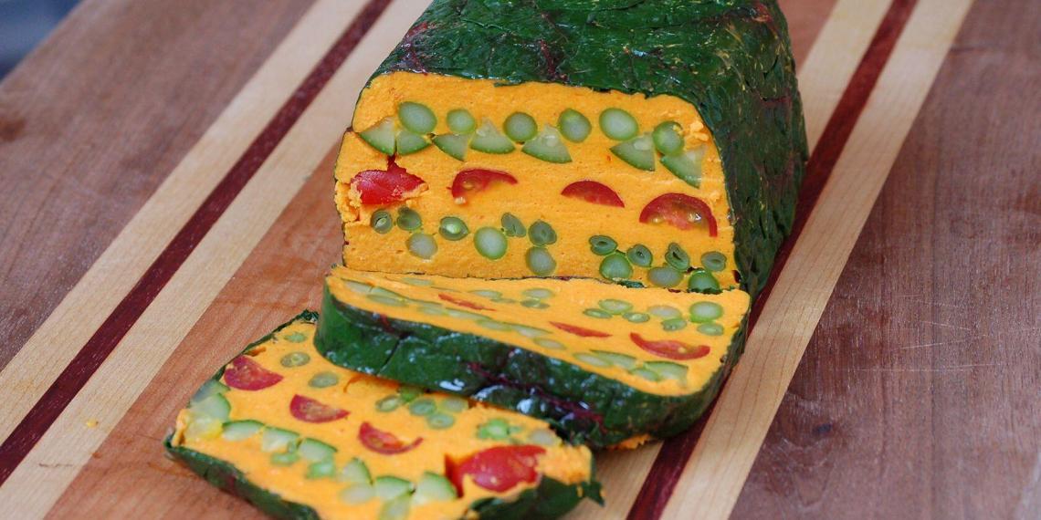 Colourful Curried Vegetable Terrine - Perfectly Provence