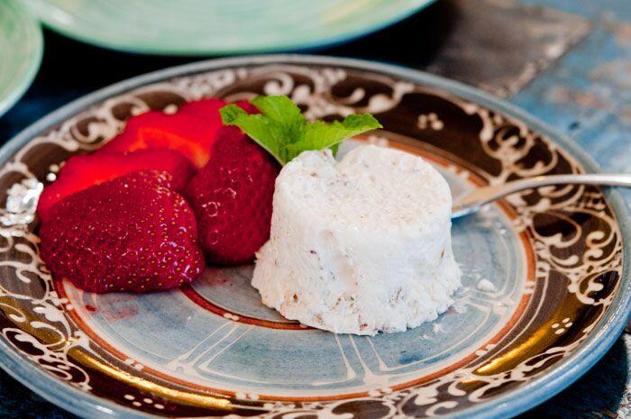 Summer Dessert Perfection in a Frozen Nougat with Nuts - Perfectly Provence