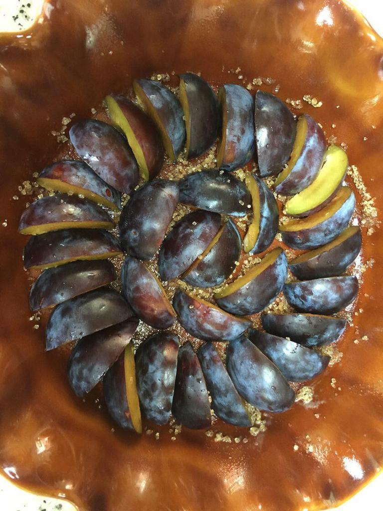 Tarte aux Prunes - Prune Plum Tart Dessert for Fall - Perfectly Provence