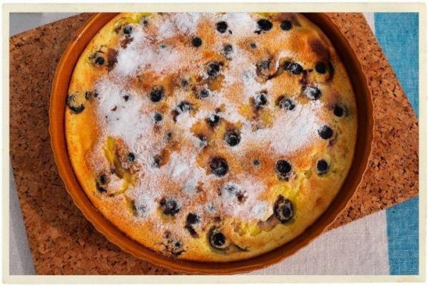 Clafoutis with Muscat Grapes - Perfectly Provence