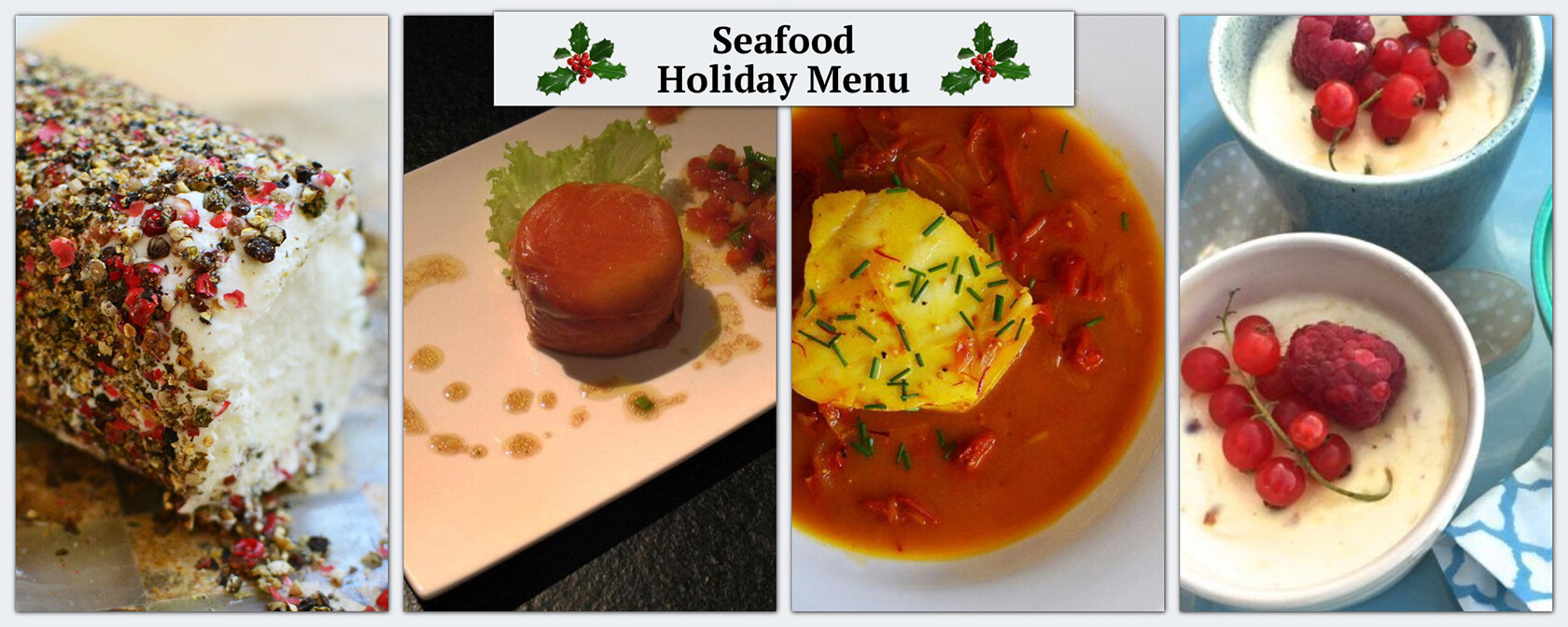 Seafood Holiday Menu for the Christmas Season - Perfectly Provence