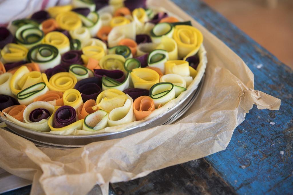 A Vegetable Tart Almost to Beautiful to Eat - Perfectly Provence