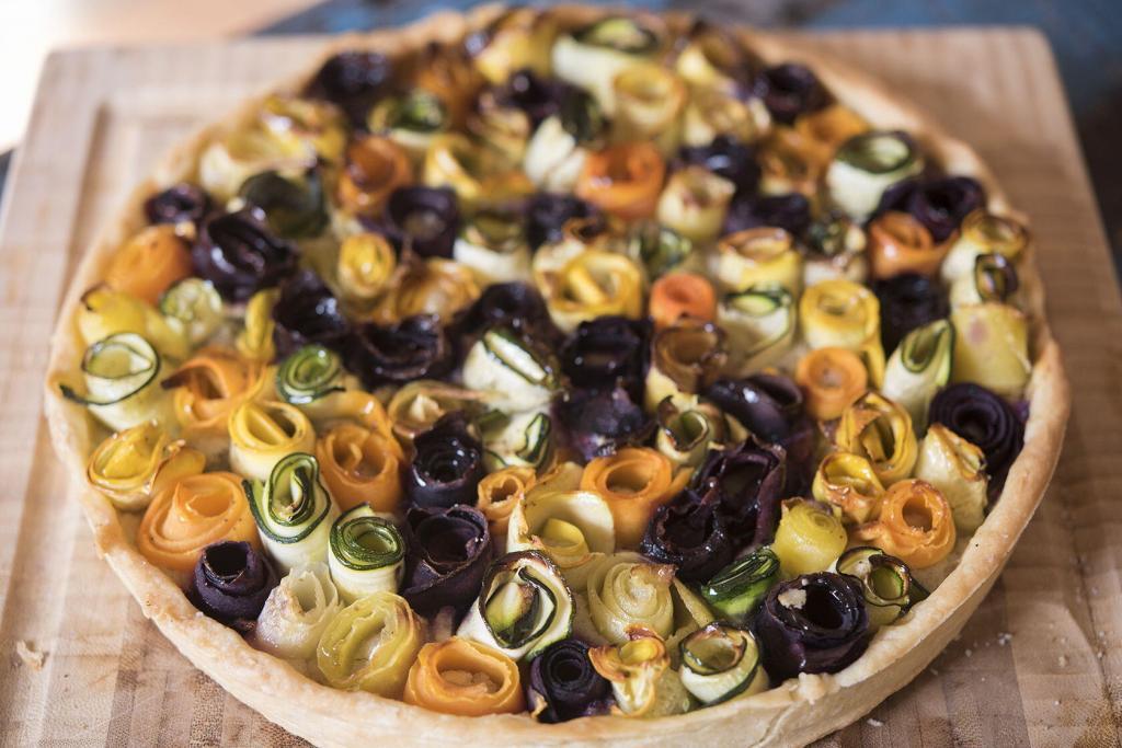 A Vegetable Tart Almost to Beautiful to Eat - Perfectly Provence