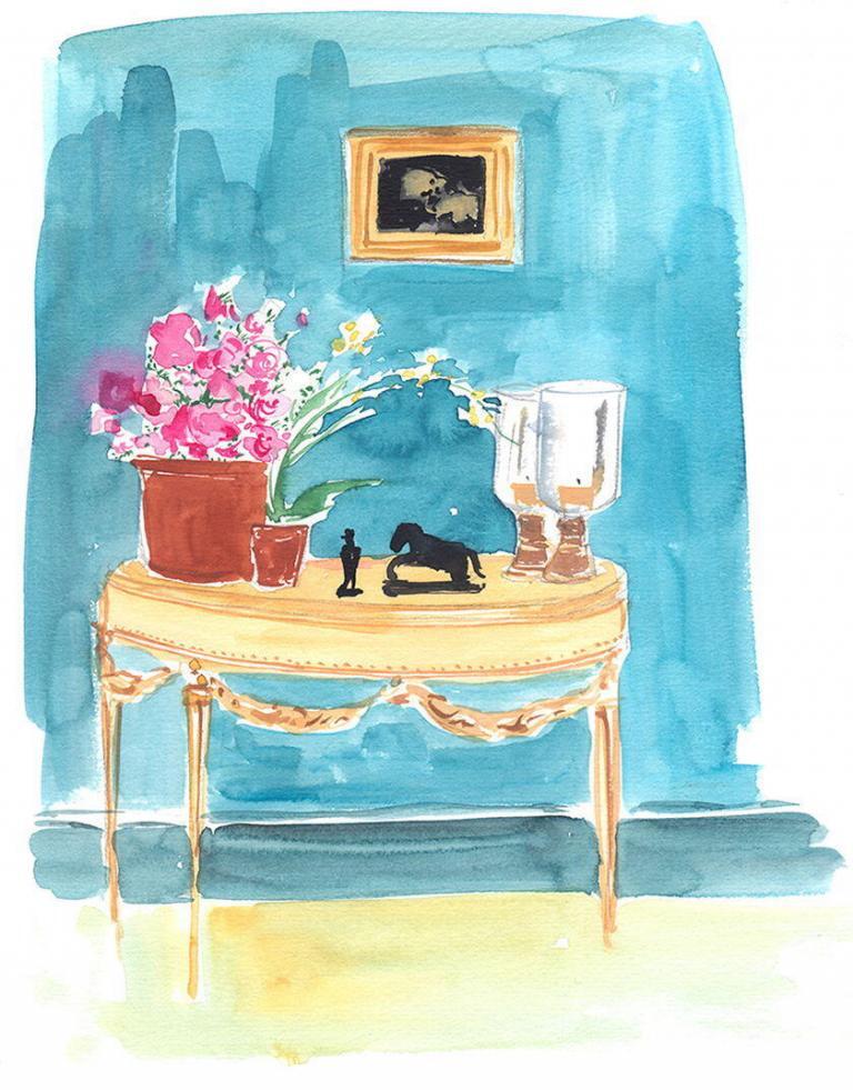 Virginia Johnson Custom Home Illustrations and Gardens Too - Perfectly ...