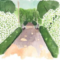 Virginia Johnson Custom Home Illustrations and Gardens Too - Perfectly ...