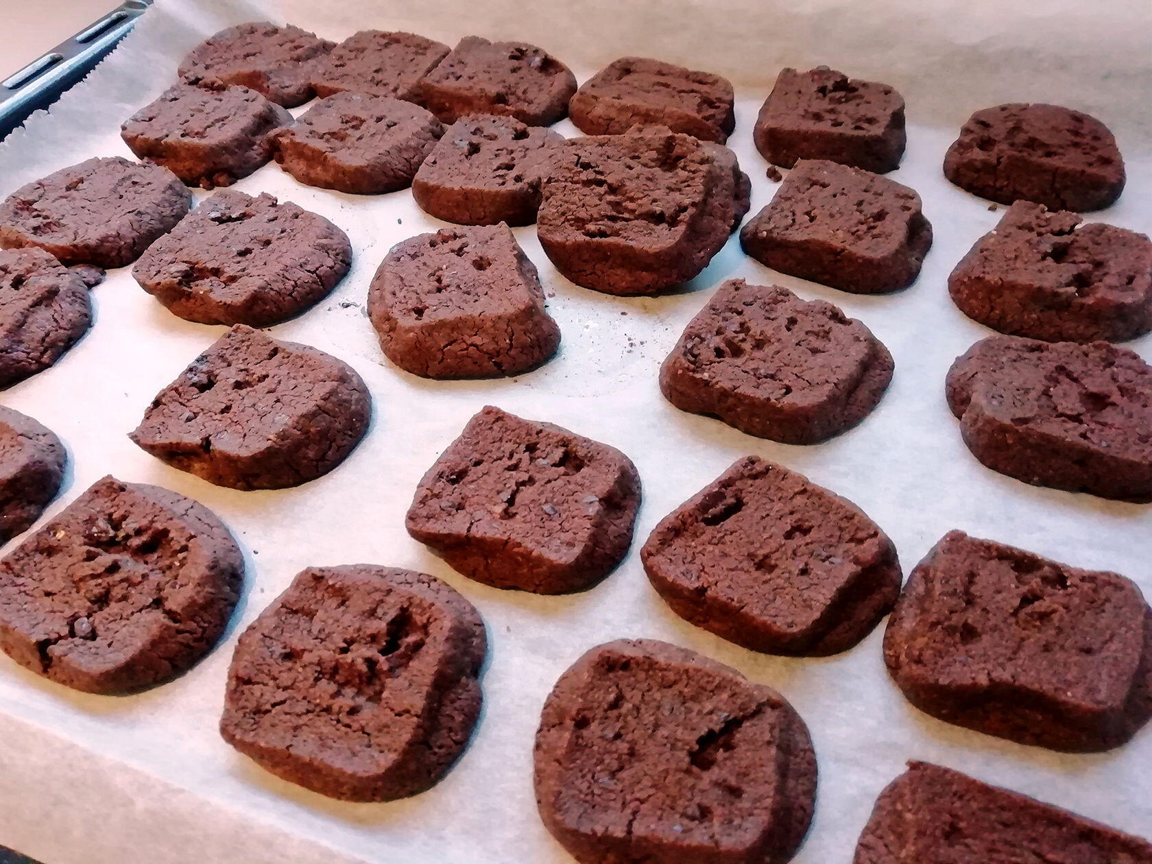 Chocolate Sea Salt Shortbread Cookies - Perfectly Provence