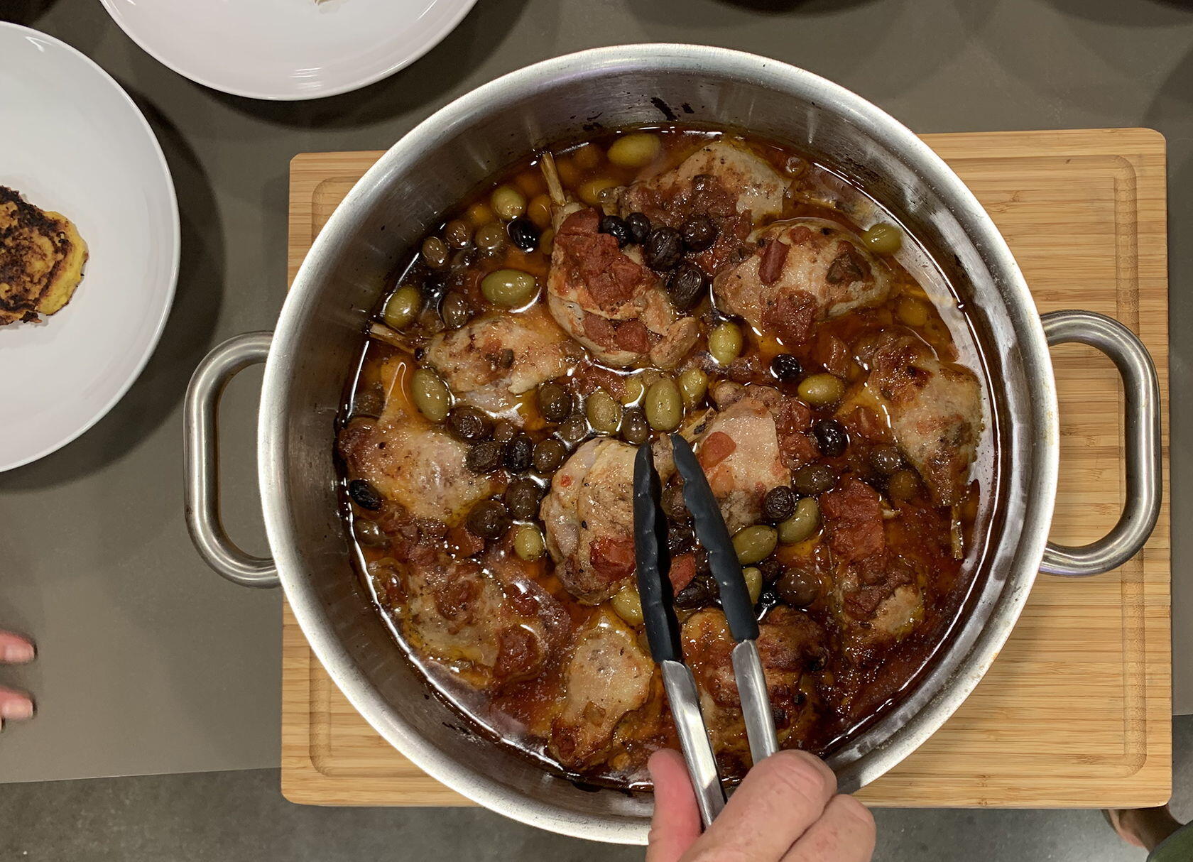 Duck Thighs Roasted in Olives and Tomatoes - Perfectly Provence