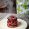 Chocolate and Raspberry Towers for Dessert - Perfectly Provence