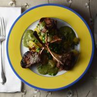 Grilled Lamb Chops with Mint Monet Style - Perfectly Provence
