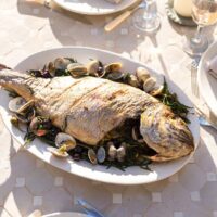 Recipe for Grilled Sea Bream Fresh Seafood - Perfectly Provence