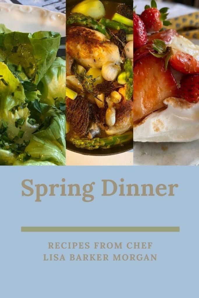 A Spring Dinner Menu from Paris Part-Time - Perfectly Provence