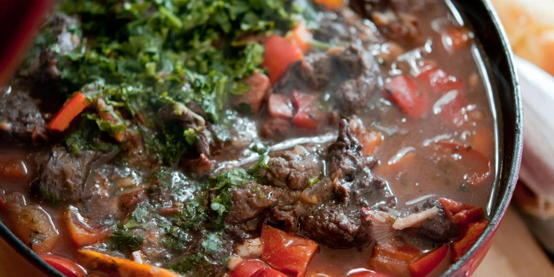 Gardiane de Taureau Provencal Beef or Bull Stew - Perfectly Provence