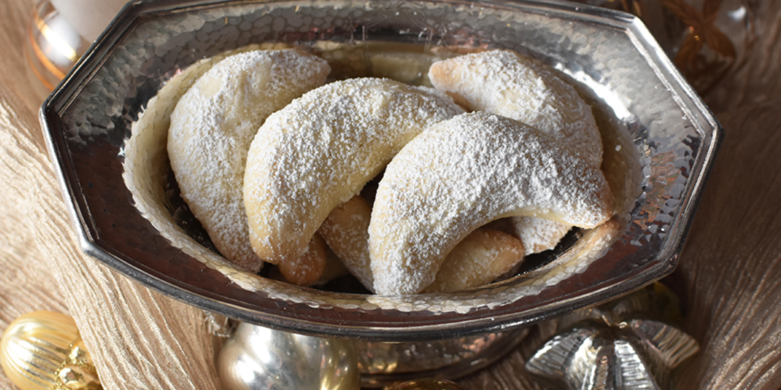 Almond Crescents are a Favourite Christmas Cookie - Perfectly Provence