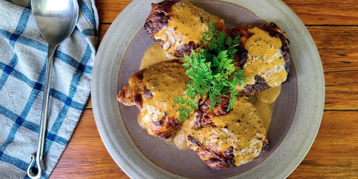How to Make the Easiest Roast Chicken in Mustard Sauce - Perfectly Provence