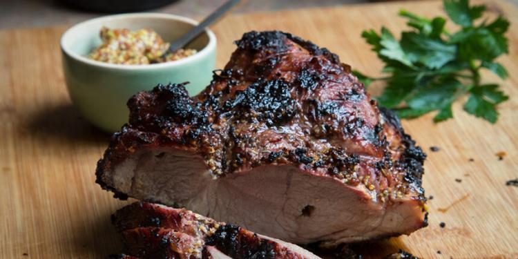 Grilled Lamb Shoulder with Lemon, Garlic and Rosemary - Perfectly Provence