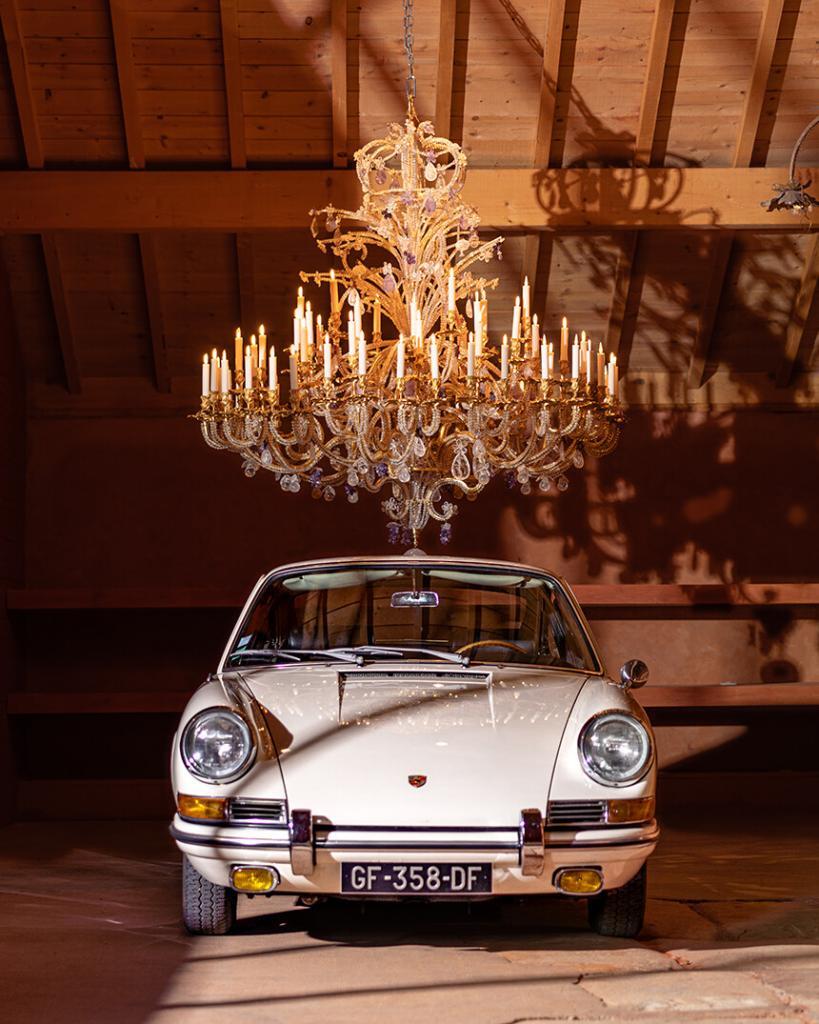 Celebrating Chandeliers and Porsche 911 at Mathieu Lustrerie ...