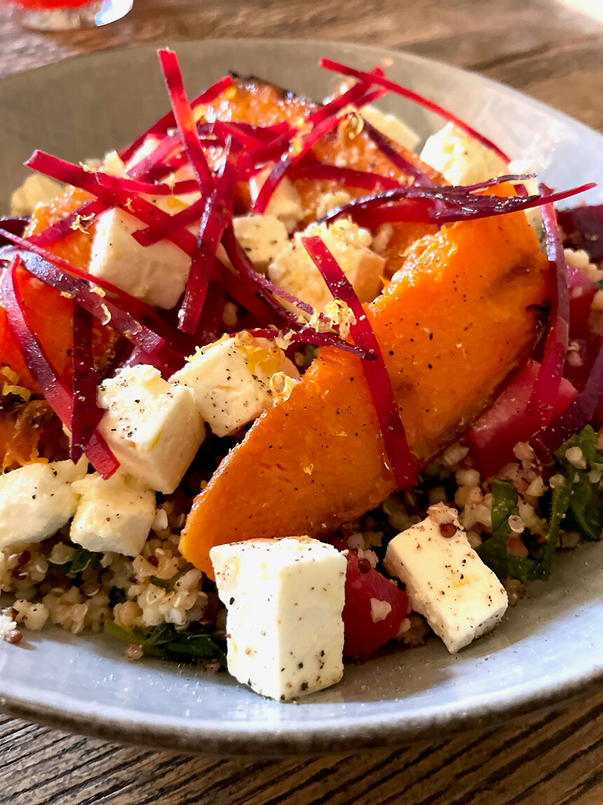 Quinoa Salad with Feta and Squash from Café Brun in Antibes - Perfectly ...