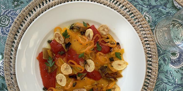 Make a Delicious Roasted Red Pepper Entrée this Summer - Perfectly Provence