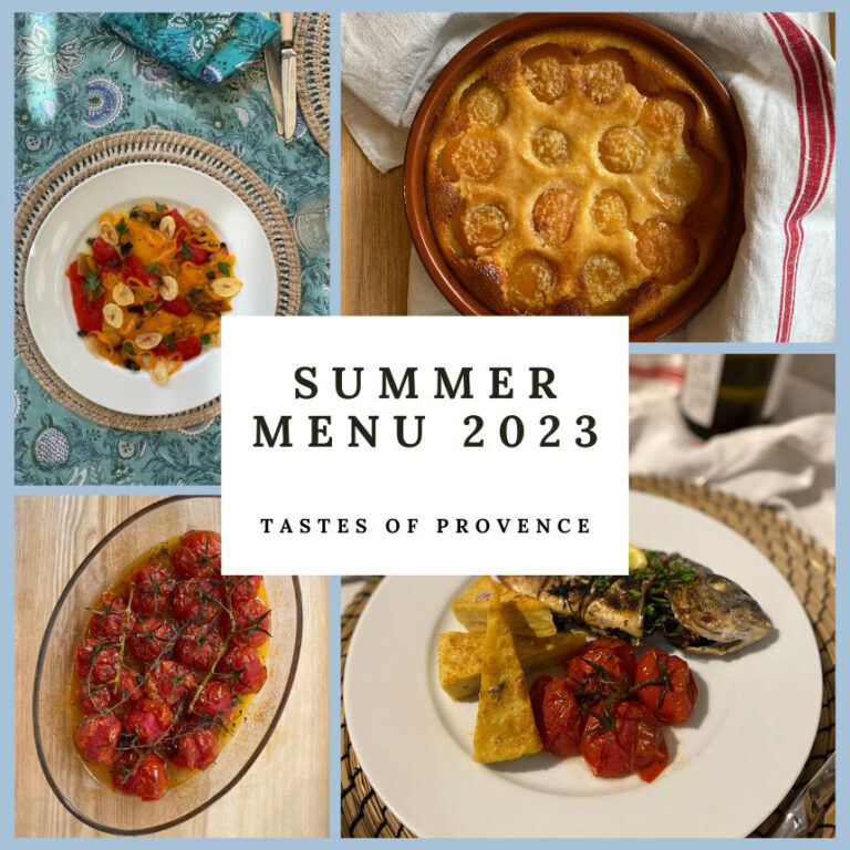 Delicious Summer Menu from a Cooking School in Provence - Perfectly ...