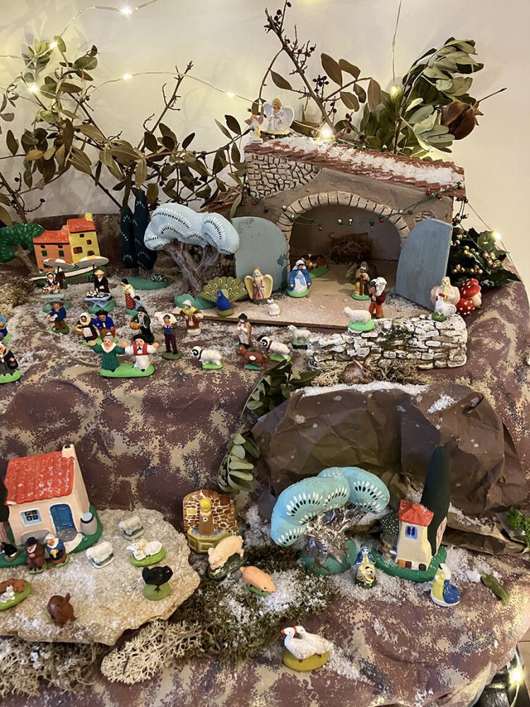 Creating Holiday Magic a Provencal Christmas Creche with Adorable ...