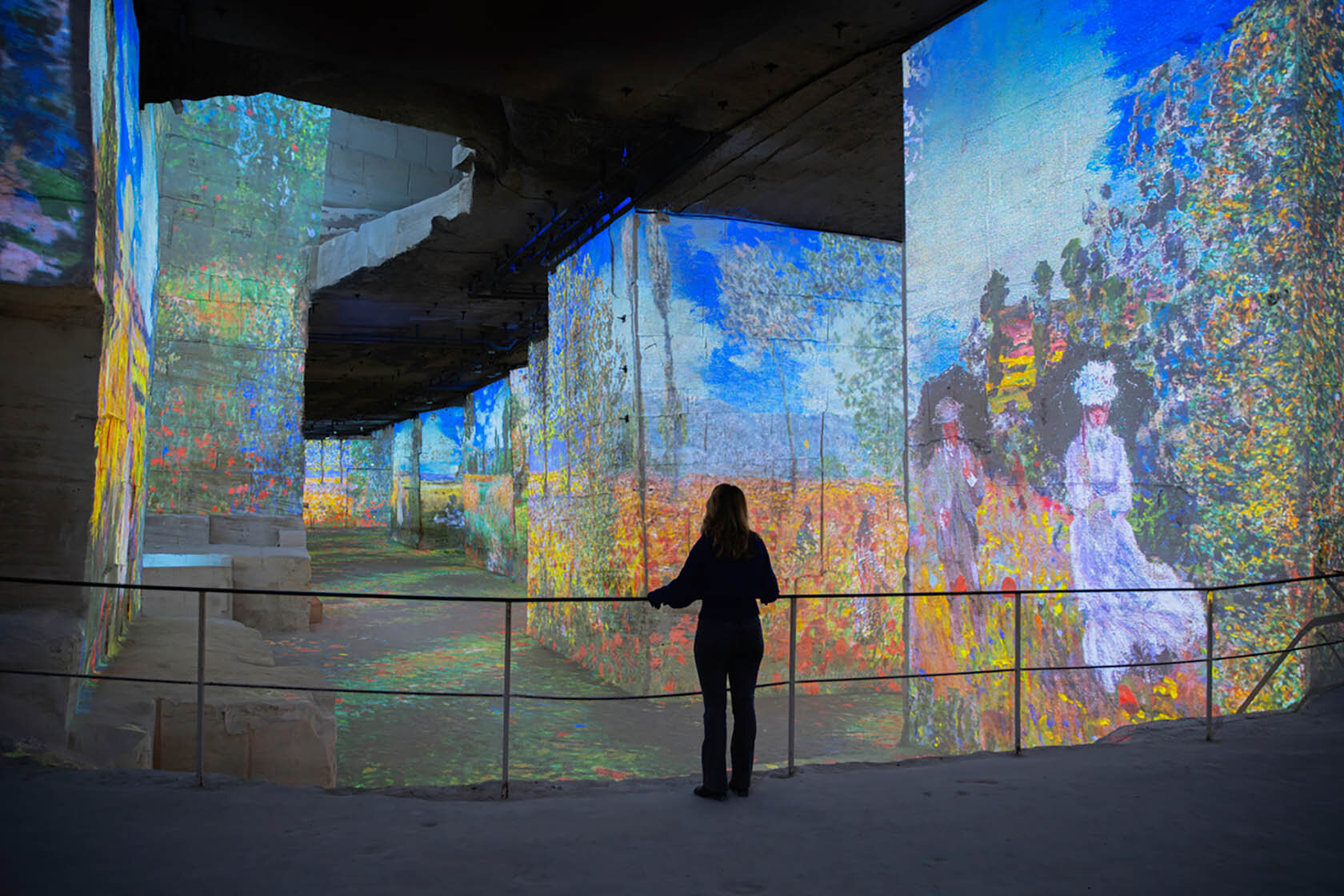 Claude Monet at the Carrières des Lumières in Provence - Perfectly Provence